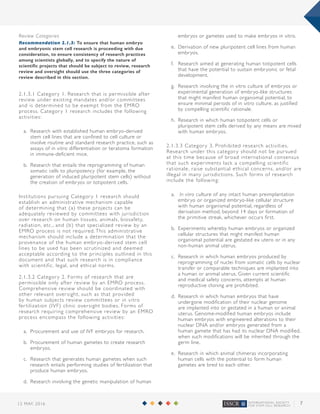 ISSCR Guidelines for Stem Cell Science and Clinical Translation | PDF