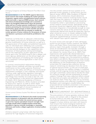 ISSCR Guidelines for Stem Cell Science and Clinical Translation | PDF ...