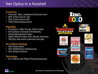 Sharon’ Besser, Net Optics VP of Technology, Net Optics, discusses ...