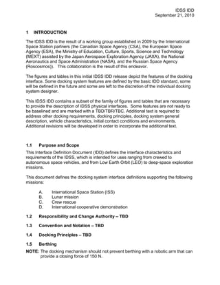 ISS Docking Standards | PDF