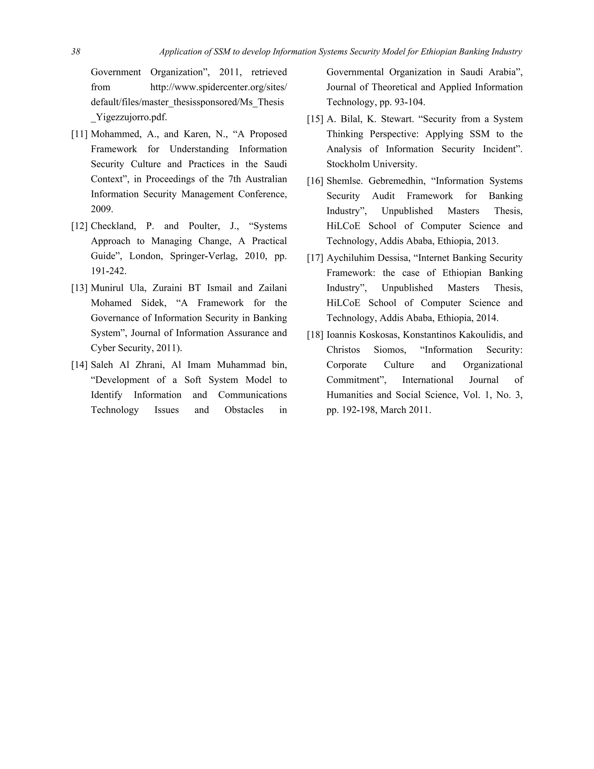Application of Soft Systems Methodology (SSM) to develop Information ...