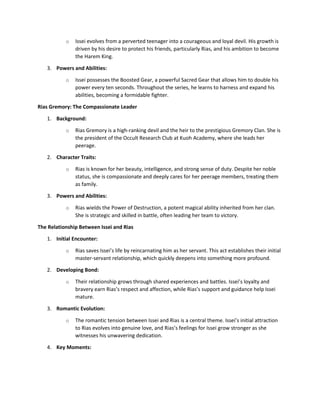 Issei and Rias: The Heart of High School DxD | PDF