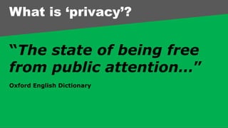 Privacy versus Security: A Legal Perspective | PPT