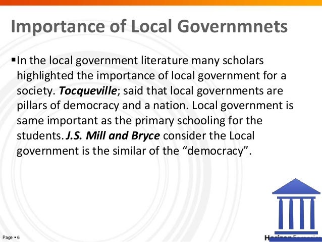 Local Government; under what conditions Local Governments are success…