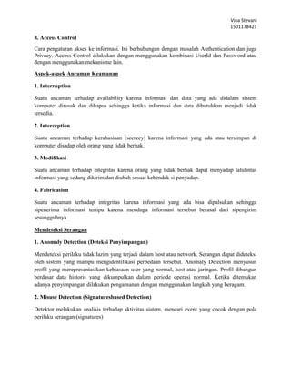 Information System Security GSLC-1 | PDF