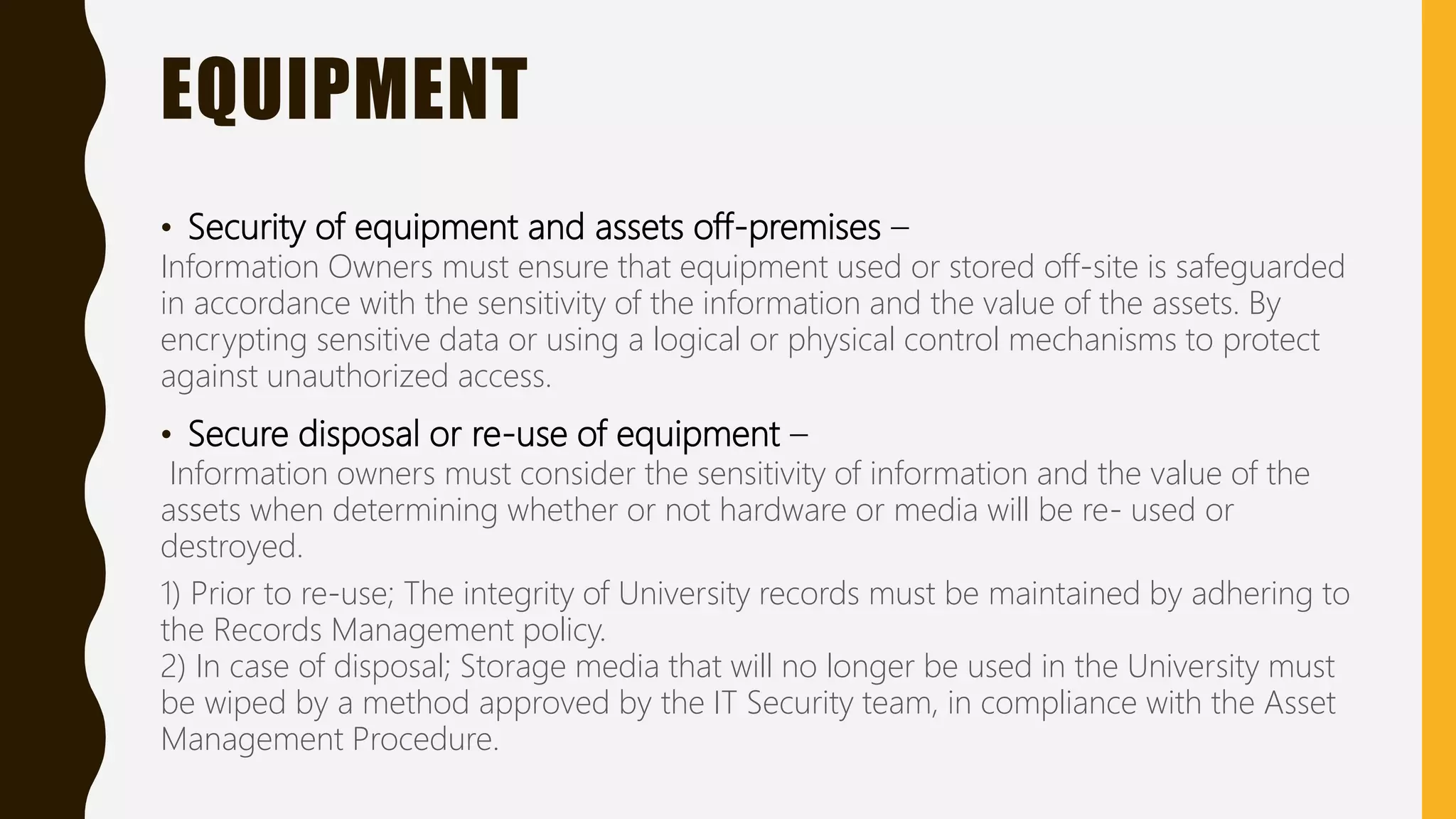 Paper review: Information Security; Physical and Environmental Security ...