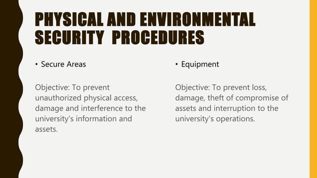 Paper review: Information Security; Physical and Environmental Security ...