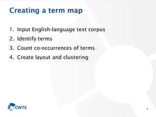 Using full-text data to create improved term maps | PPT