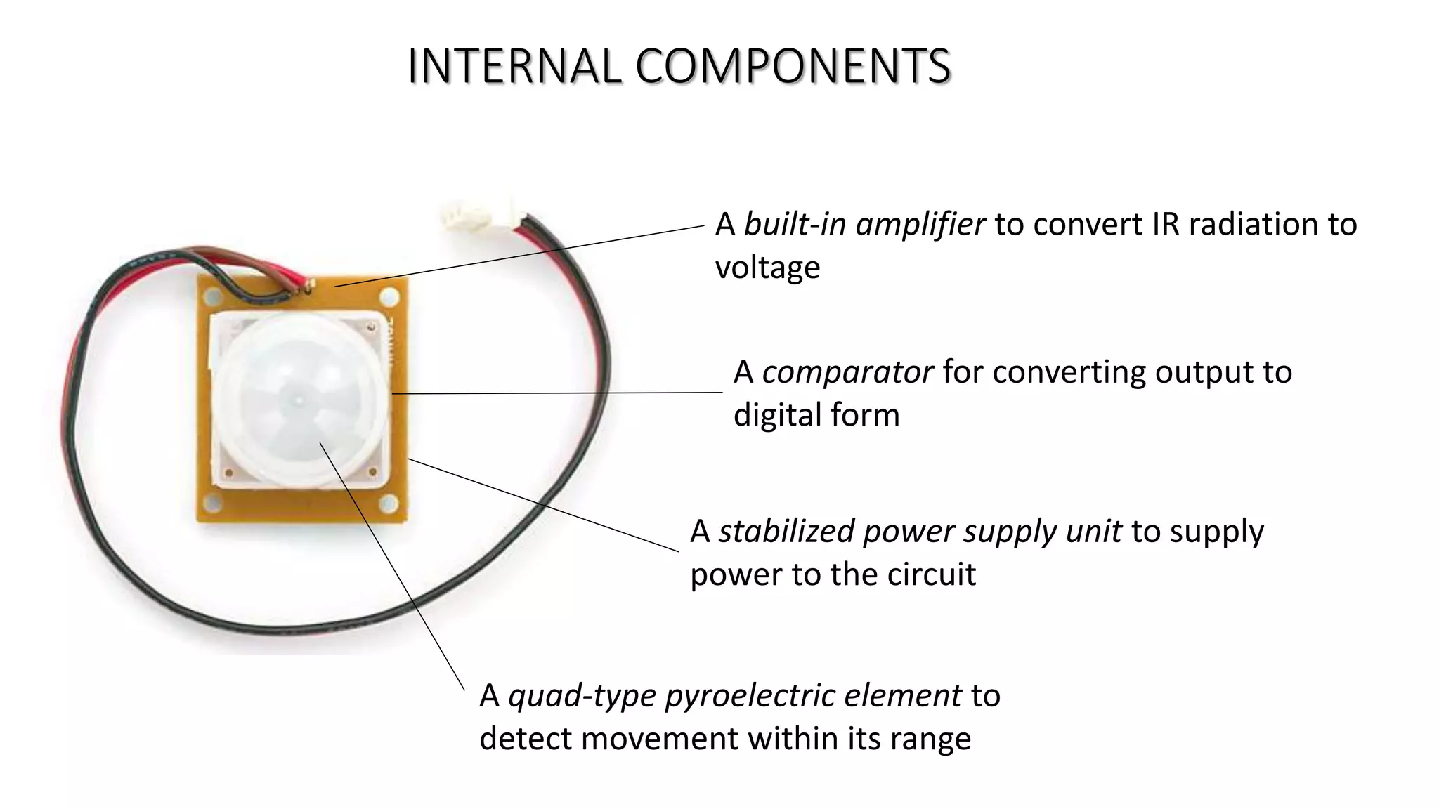 Passive Infrared Motion Sensors | PPTX