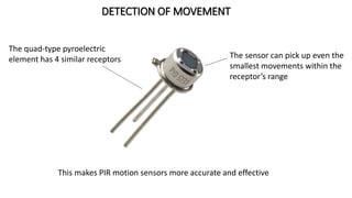 Passive Infrared Motion Sensors | PPTX