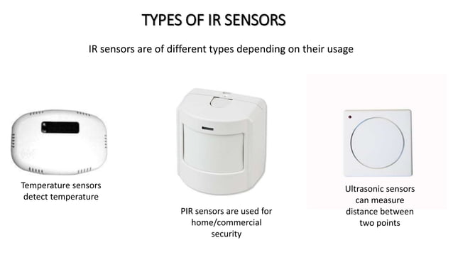 Passive Infrared Motion Sensors | PPTX