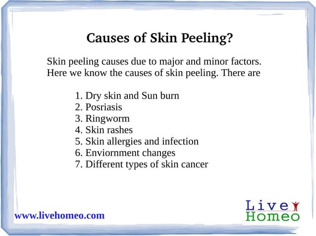 Is skin peeling dangerous | PPT