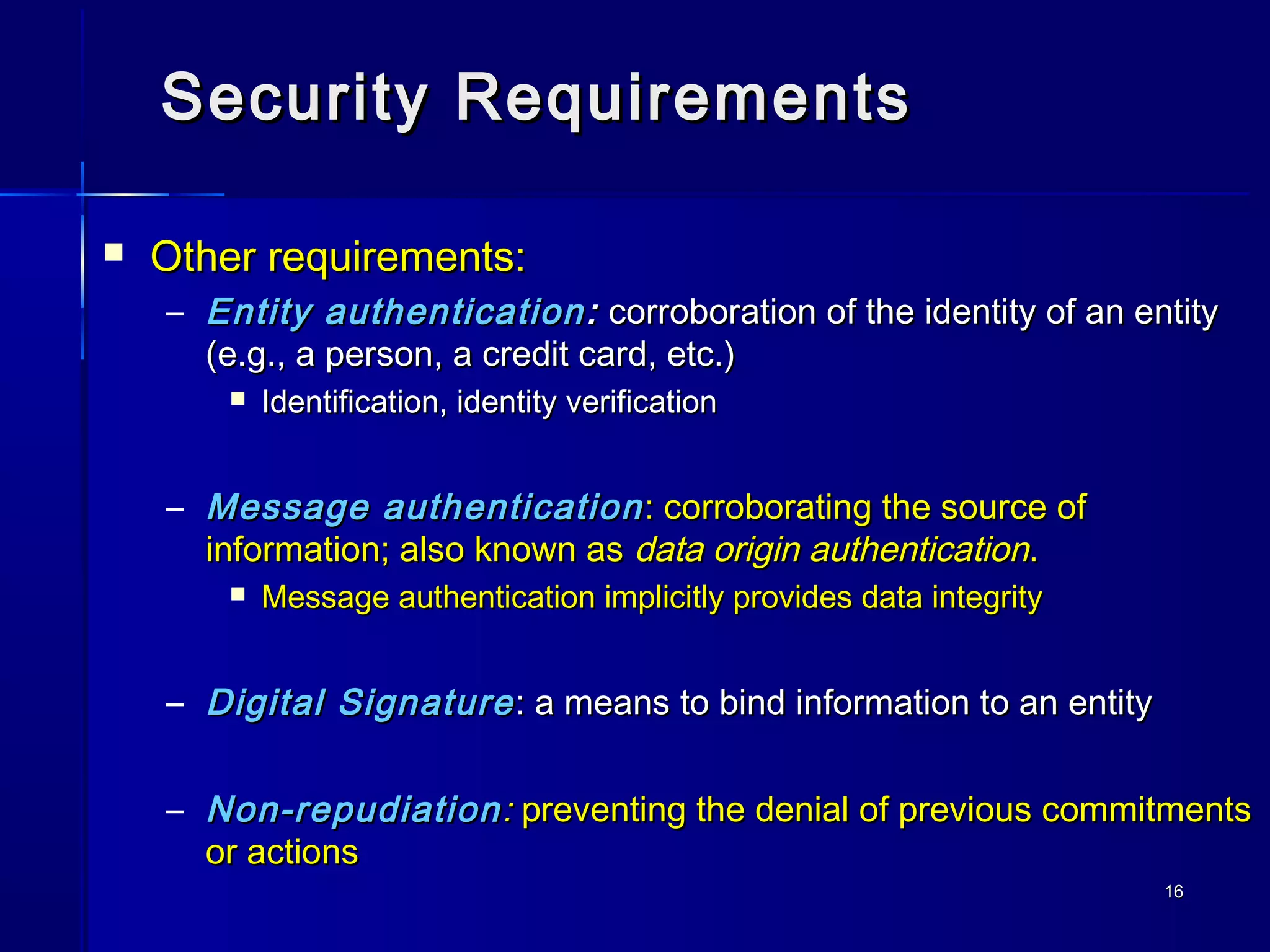 Information System Security(lecture 1) | PPT