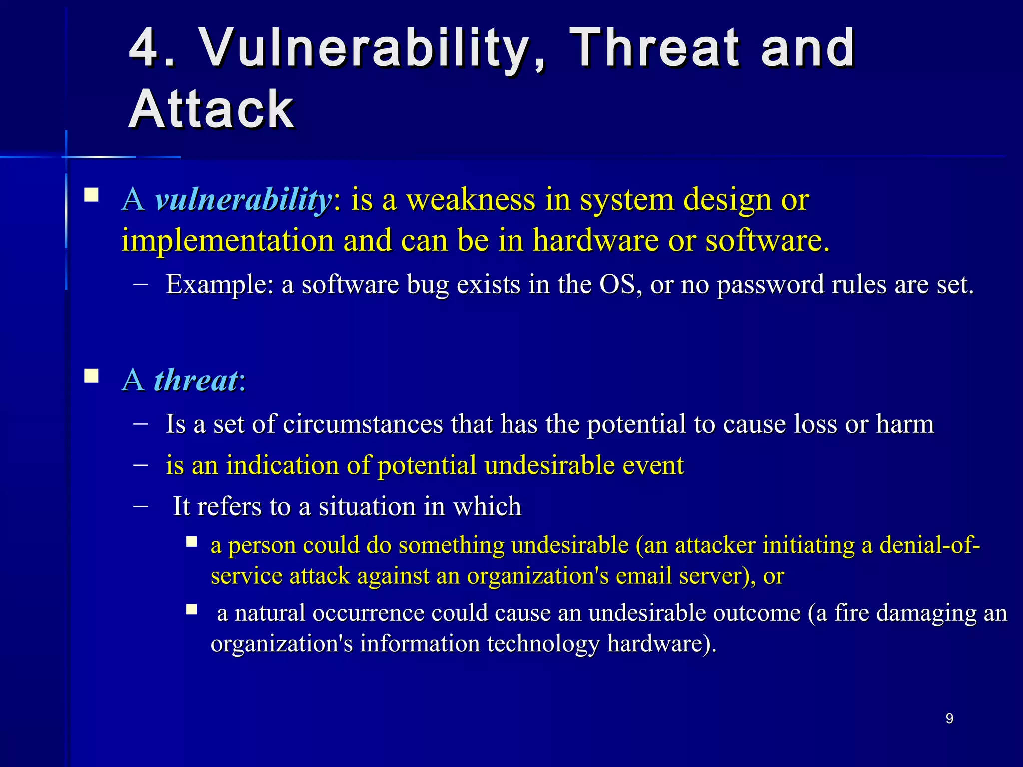 Information System Security Lecture 1 Ppt