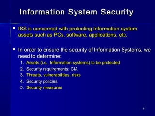 Information System Security(lecture 1) | PPT