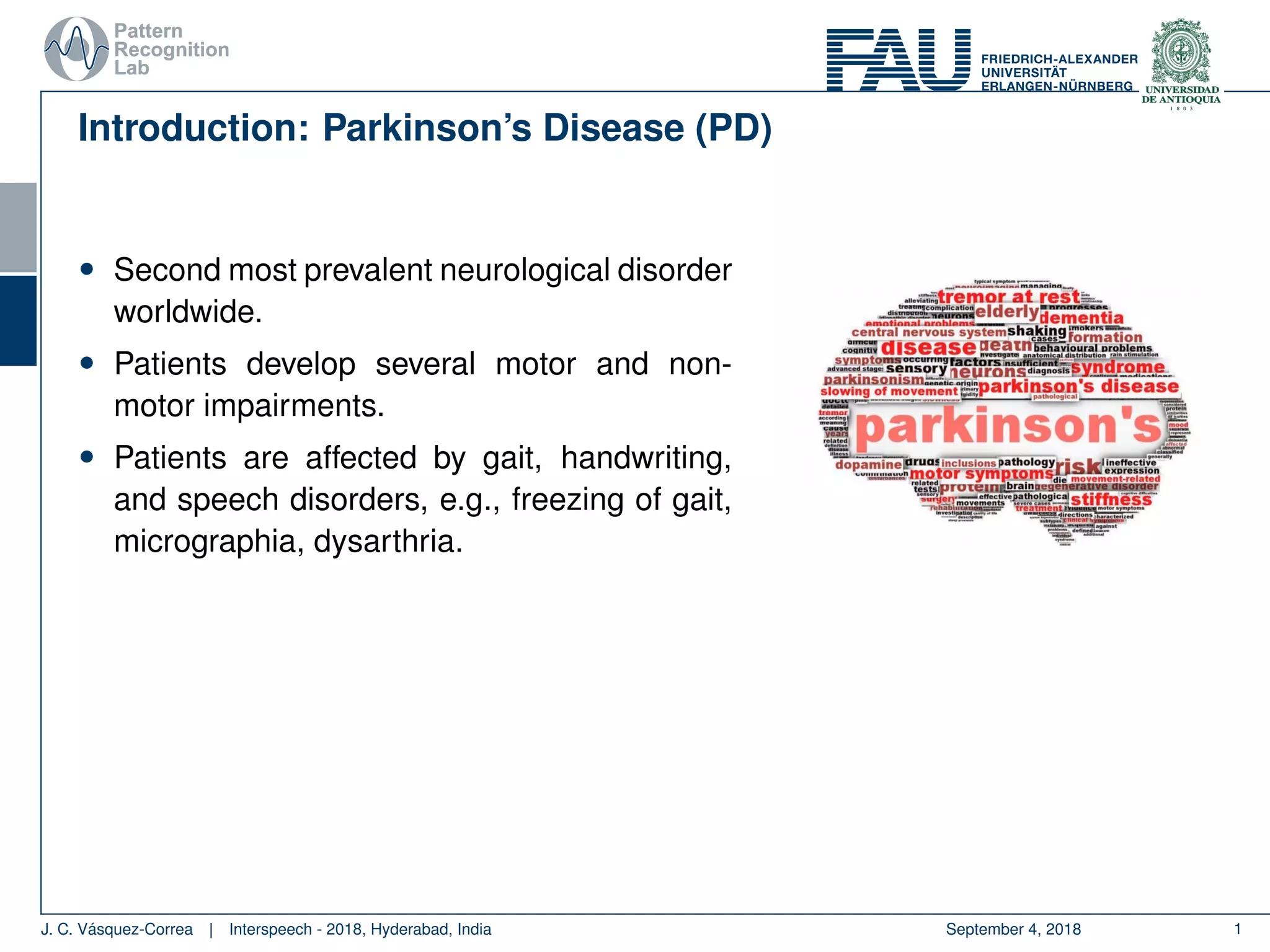 Multimodal i-vectors to Detect and Evaluate Parkinson’s Disease | PDF