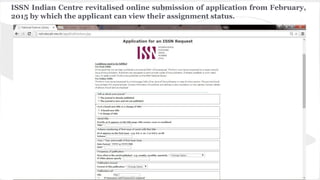 Issn centre india | PPT