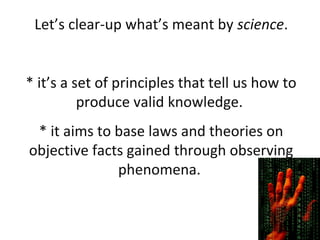 Is soc a science? | PPT