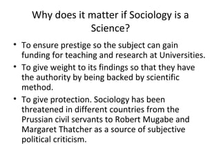 Is soc a science? | PPT