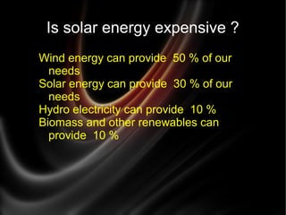 Is solar energy expensive ? | PPT