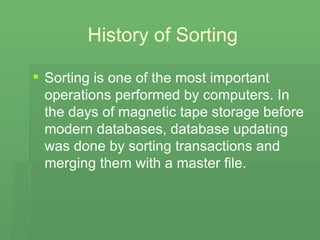 Is sort andy-le | PPT