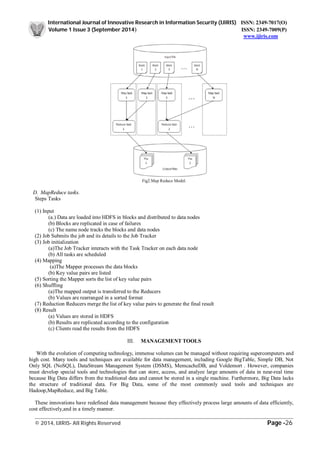 SURVEY ON BIG DATA PROCESSING USING HADOOP, MAP REDUCE | PDF