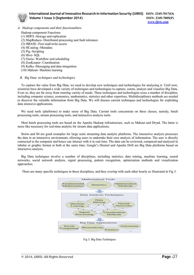 SURVEY ON BIG DATA PROCESSING USING HADOOP, MAP REDUCE | PDF SURVEY ON BIG DATA PROCESSING USING HADOOP, MAP REDUCE | PDF