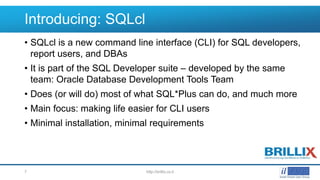 Is SQLcl the Next Generation of SQL*Plus? | PPT