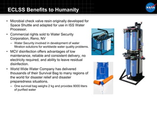 ISS Environment Control & Life Support System | PPTX