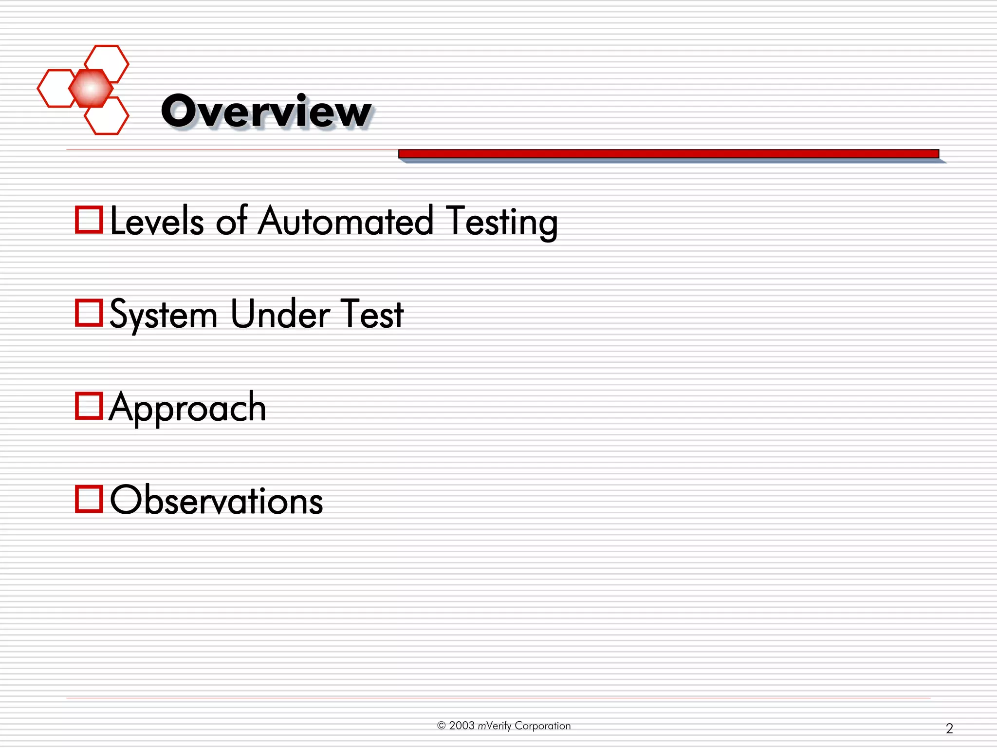 Experience with a Profile-based Automated Testing Environment | PPT