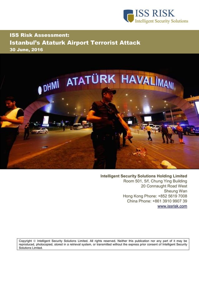 Istanbul's Ataurk Airport attack analysis | PDF