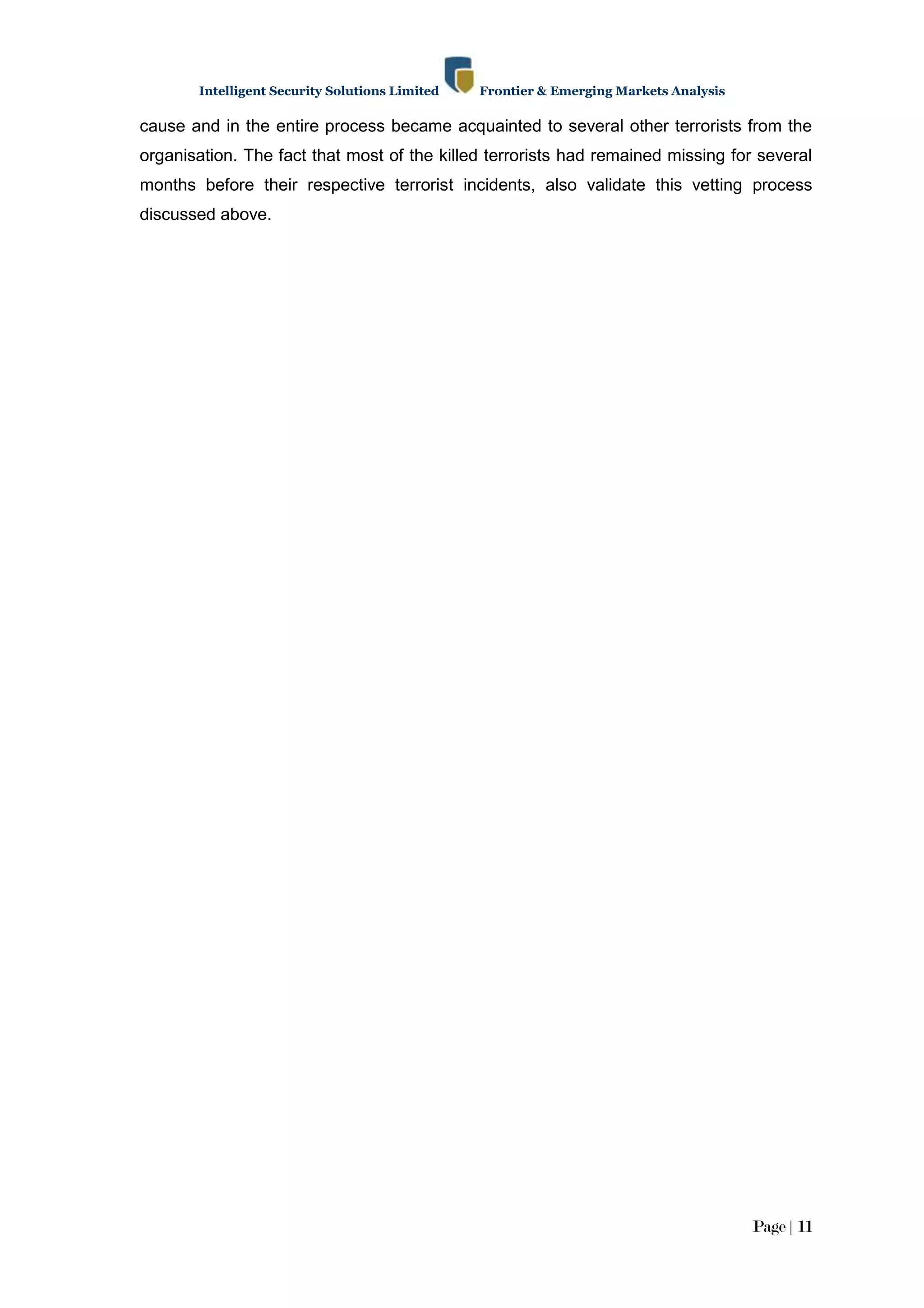 ISS RISK Special Report - The Emergence and Growth of ISIS in ...