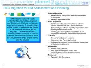 RTC Migration for EM Services Offerings from Rational Lab Services | PPT