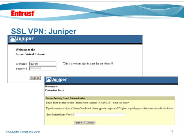 ISS SA le presenta los escenarios para IdentityGuard de Entrust | PPT