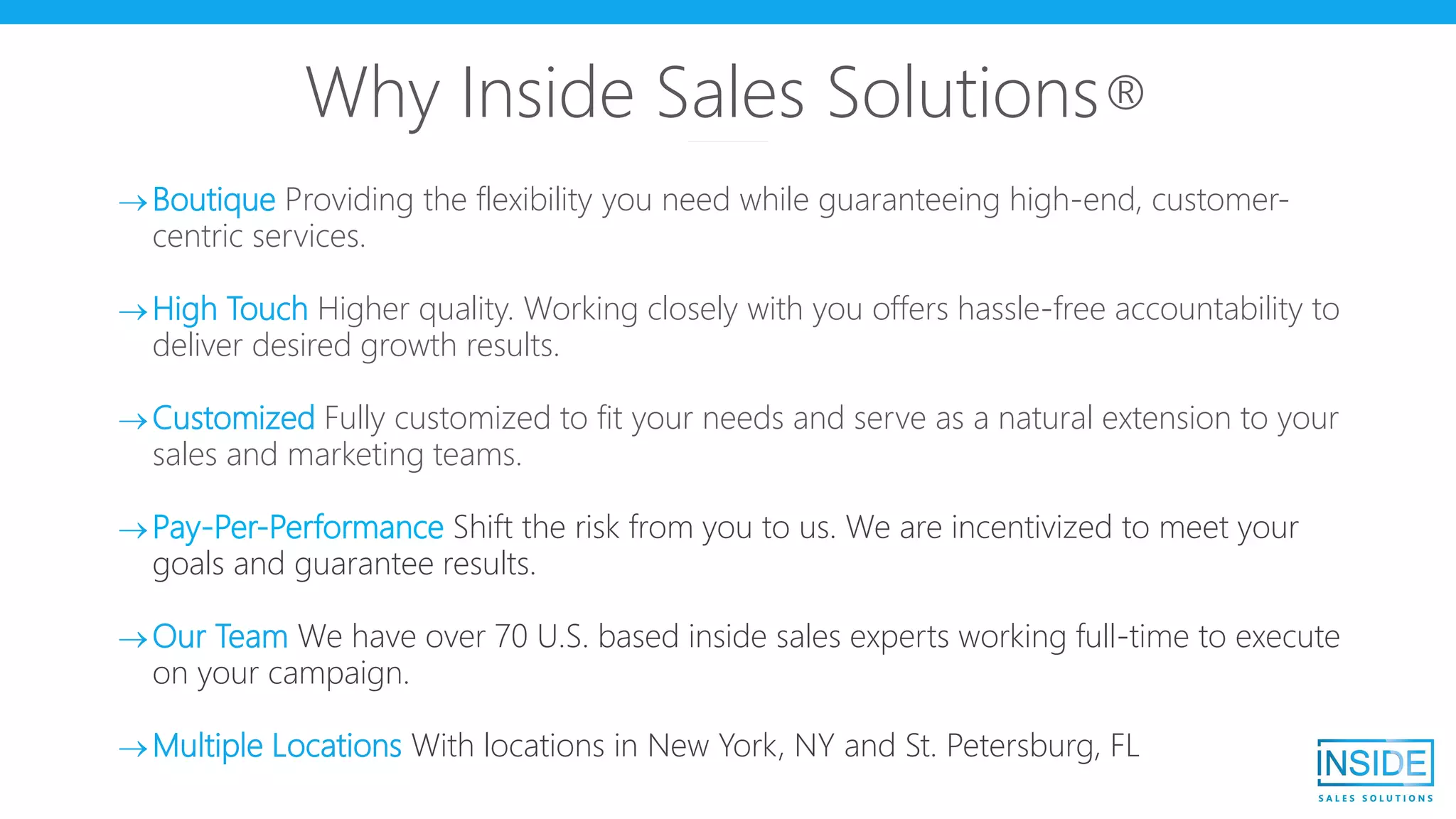 Inside Sales Solutions | Lead Generation | PPTX