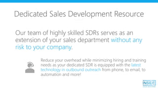 Inside Sales Solutions | Lead Generation | PPTX
