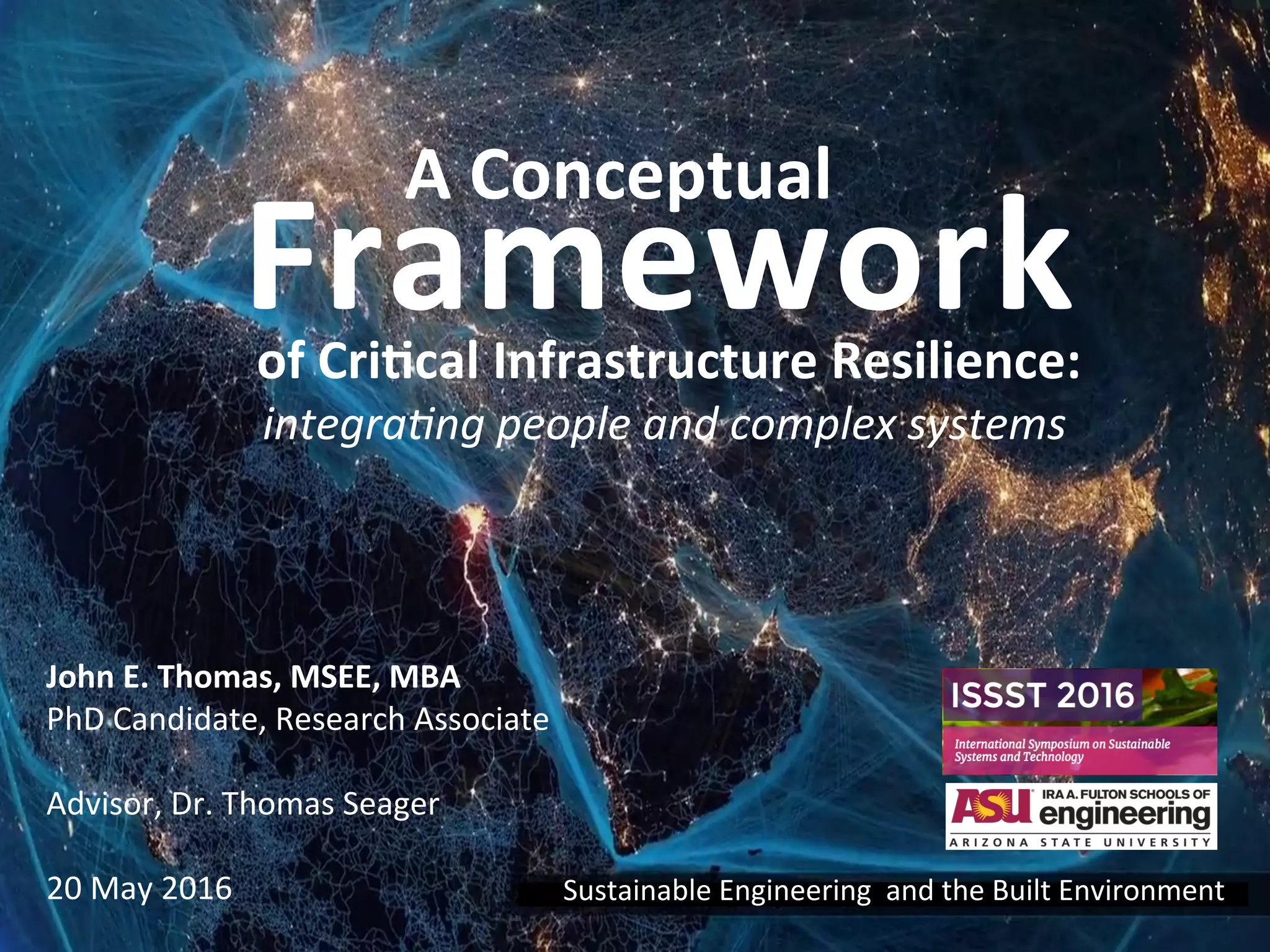 A Conceptual Framework of Critical Infrastructure Resilience | PDF