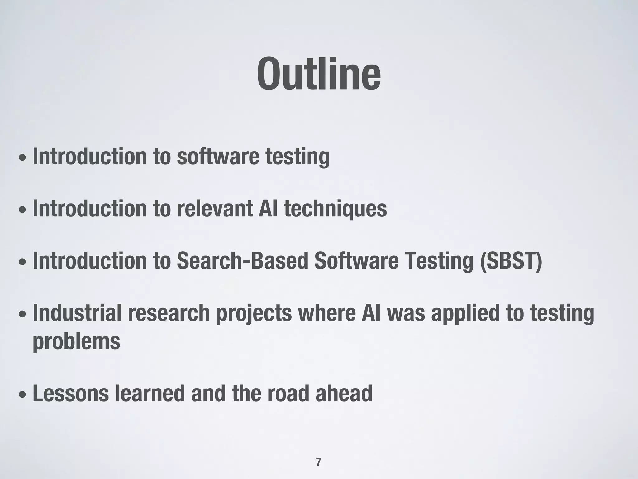 Artificial Intelligence for Automated Software Testing | PDF
