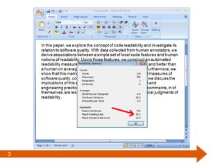 A Metric for Code Readability | PDF