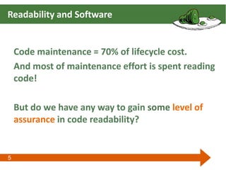 A Metric for Code Readability | PDF