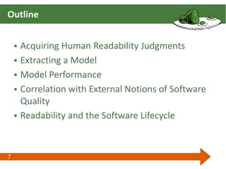 A Metric for Code Readability | PDF