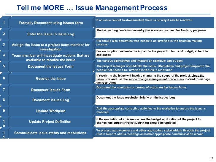 Issue Management