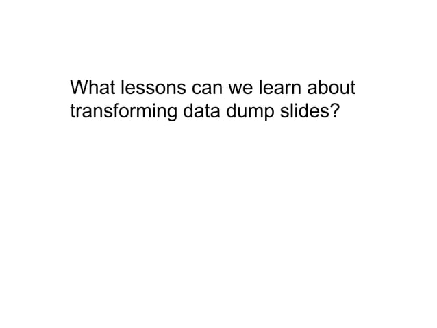 PowerPoint Slide Makeover #75: Transforming Data Dump Slides | PPTX