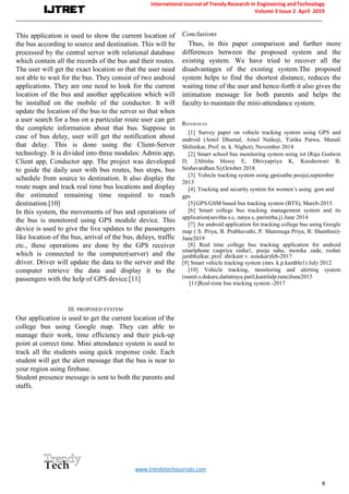 SAFETY NOTIFICATION AND BUS MONITORING SYSTEM | PDF