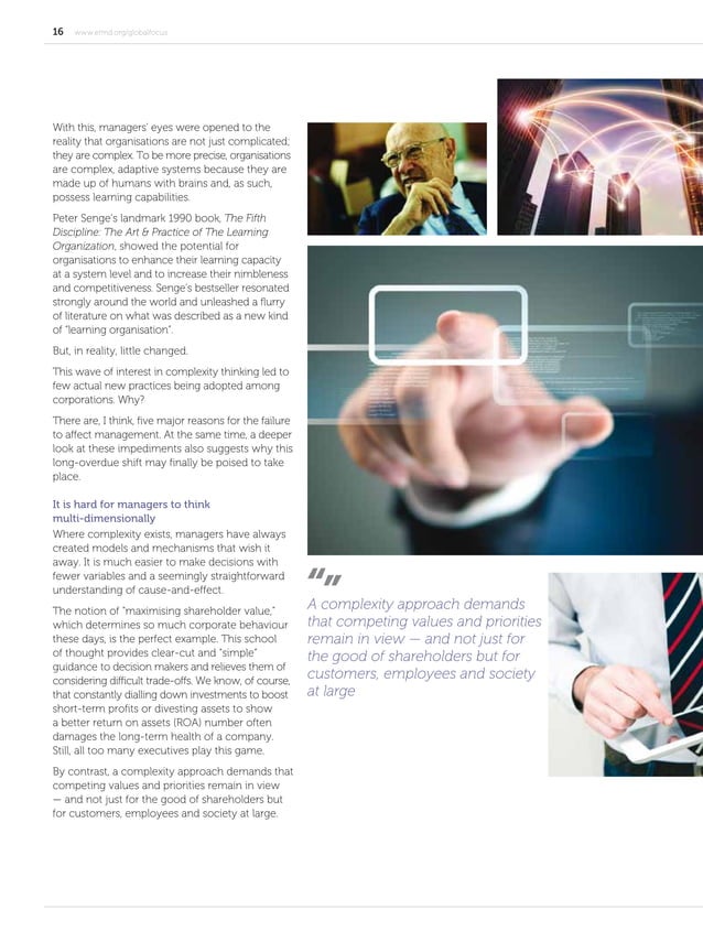 "Managing Complexity" - Article Richard Straub EFMD Global Focus ...
