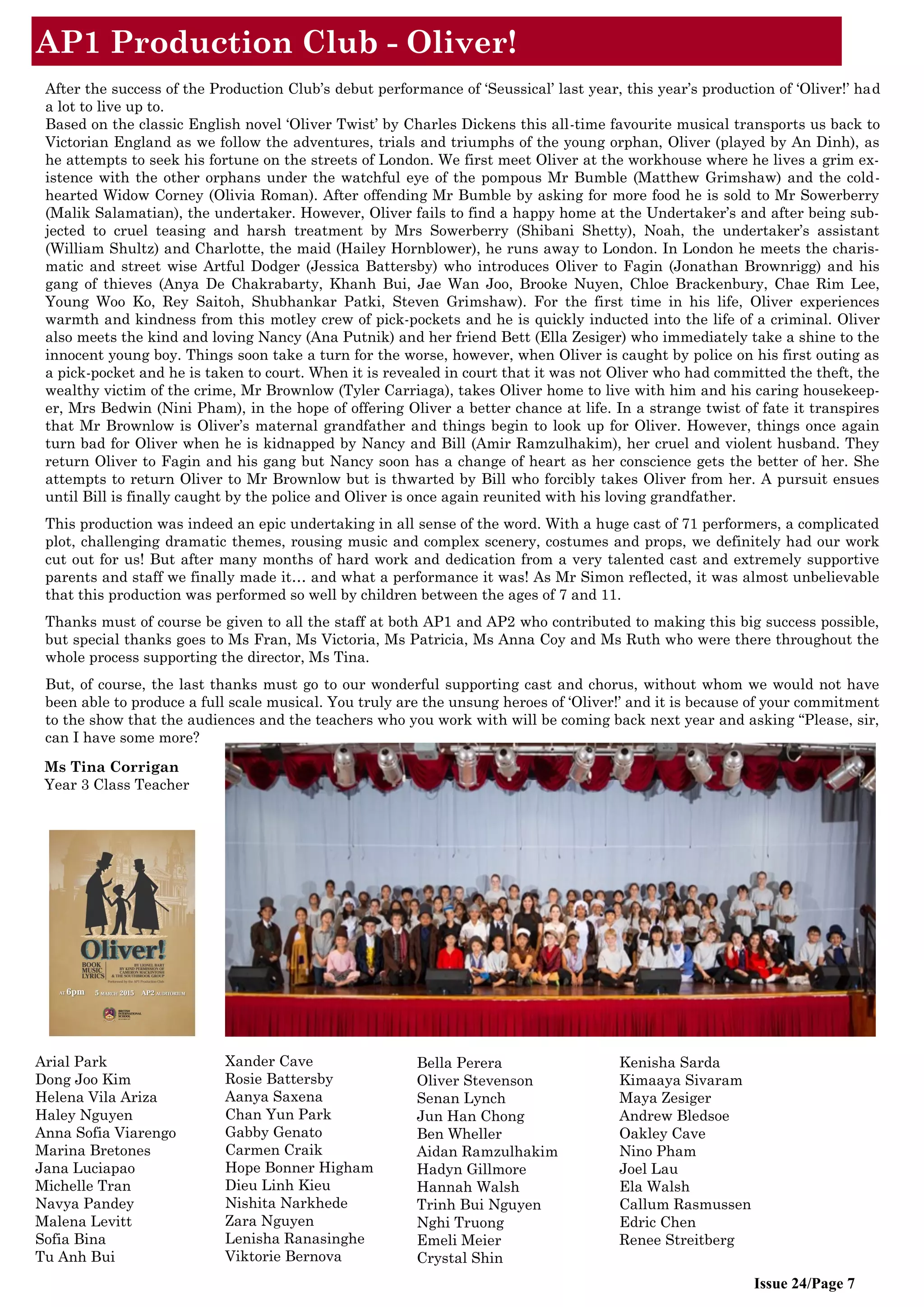 AP1 Newsletter 13th March | PDF