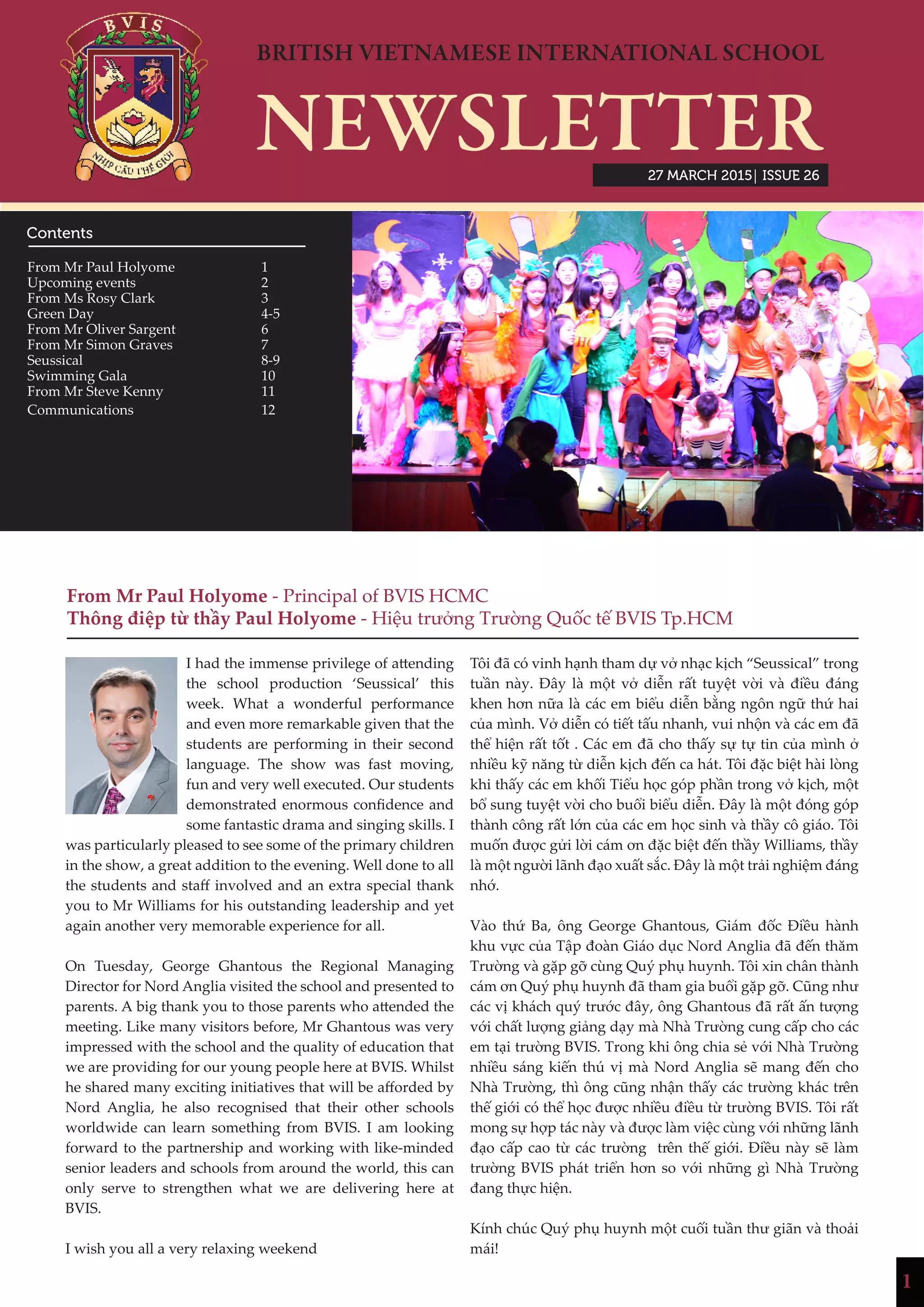 BVIS Newsletter 2014- 2015 Issue 26 | PDF