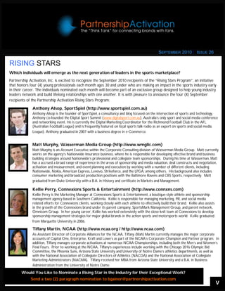 September 2010 Partnership Activation 2.0 Newsletter | PDF