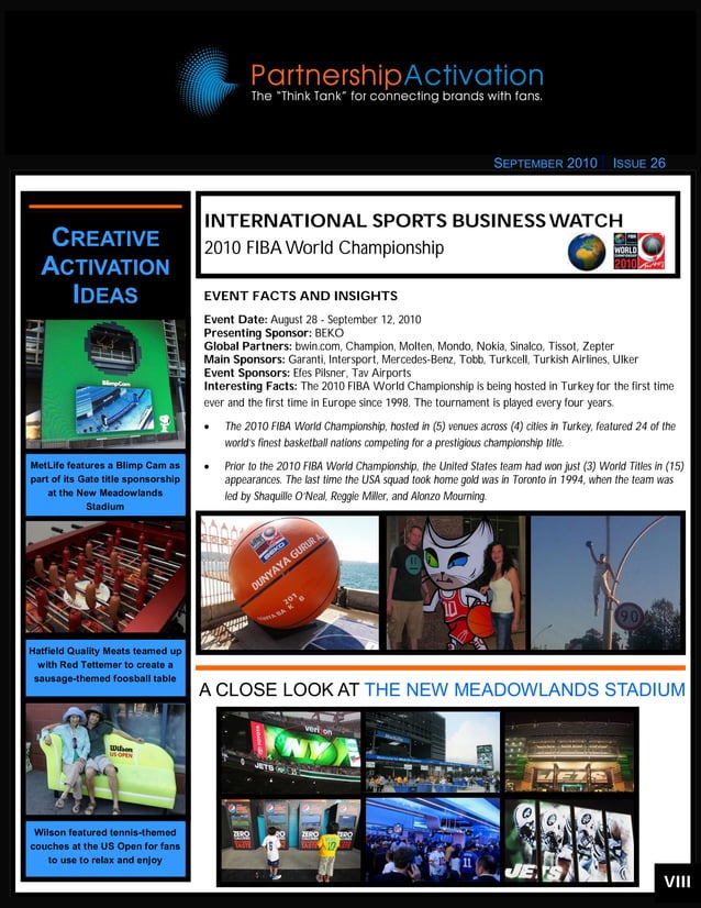 September 2010 Partnership Activation 2.0 Newsletter | PDF