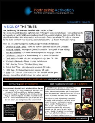 Partnership Activation - November 2010 | PDF